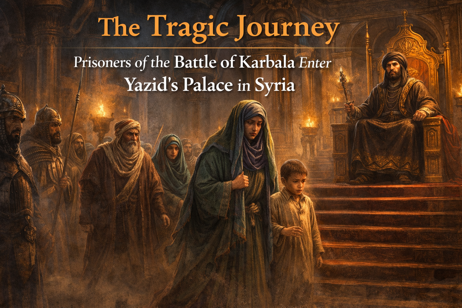 Battle of Karbala: Prisoners Enter Yazid’s Palace