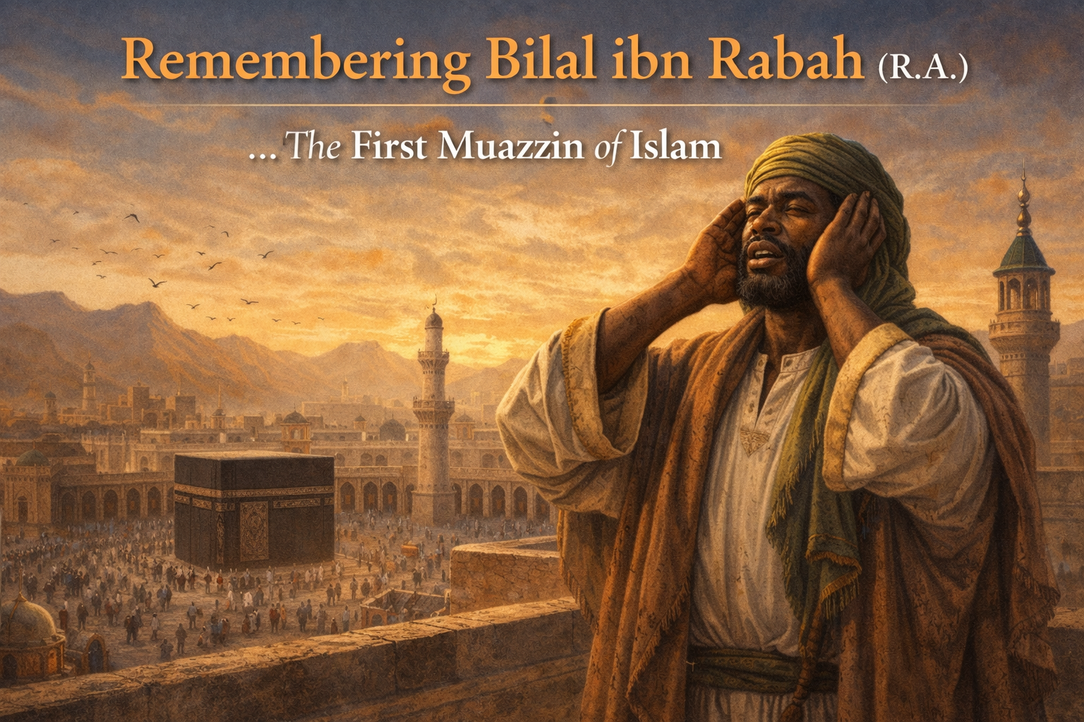 Bilal ibn Rabah (RA) – First Muazzin of Islam